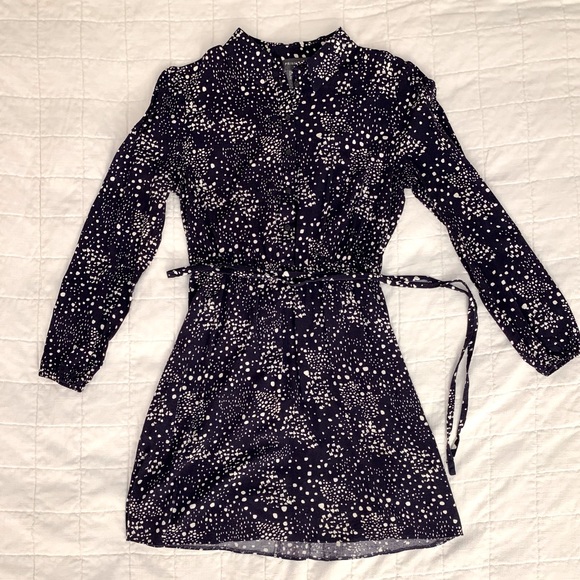 Primark | Dresses | Bogo Free Navy Blue White Shirt Dress | Poshmark